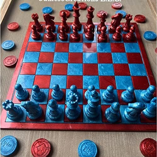 Jeu d'échecs design silicone Epoda - Echiquier design en résine