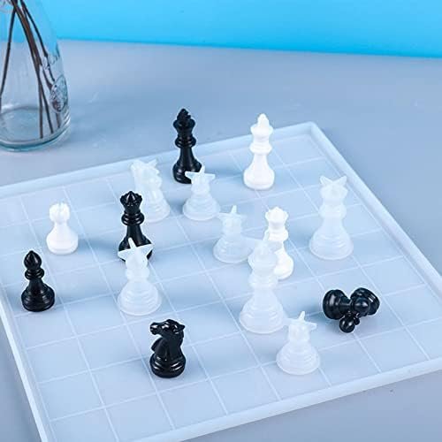 Jeu d'échecs design silicone Epoda - Echiquier design en résine